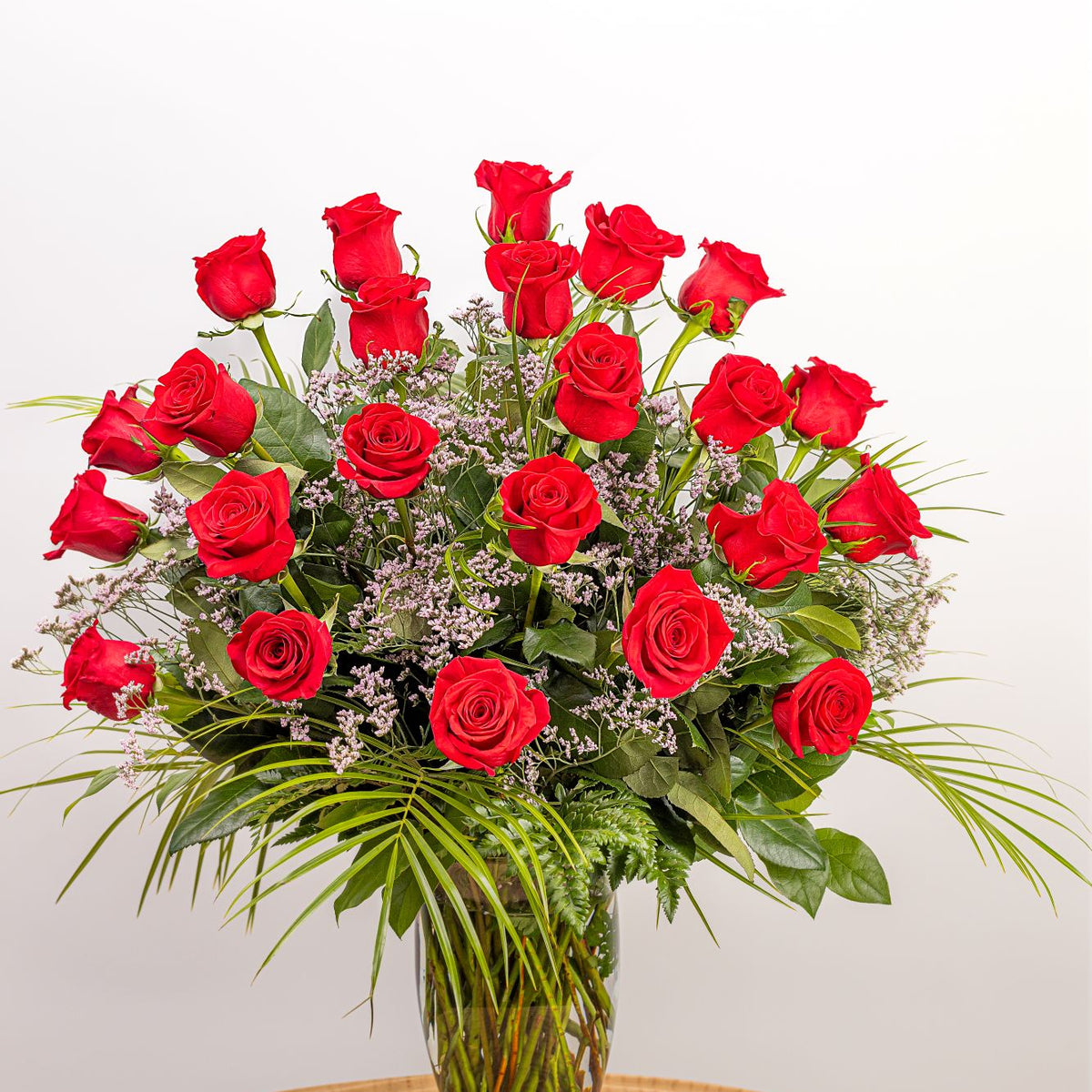 Two Dozen Premium Red Roses – Peachtree Petals